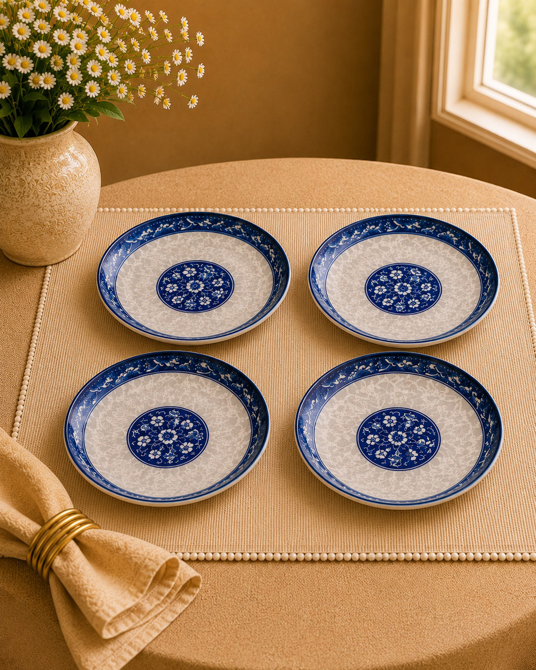 Dinner Plates – Amber Hues